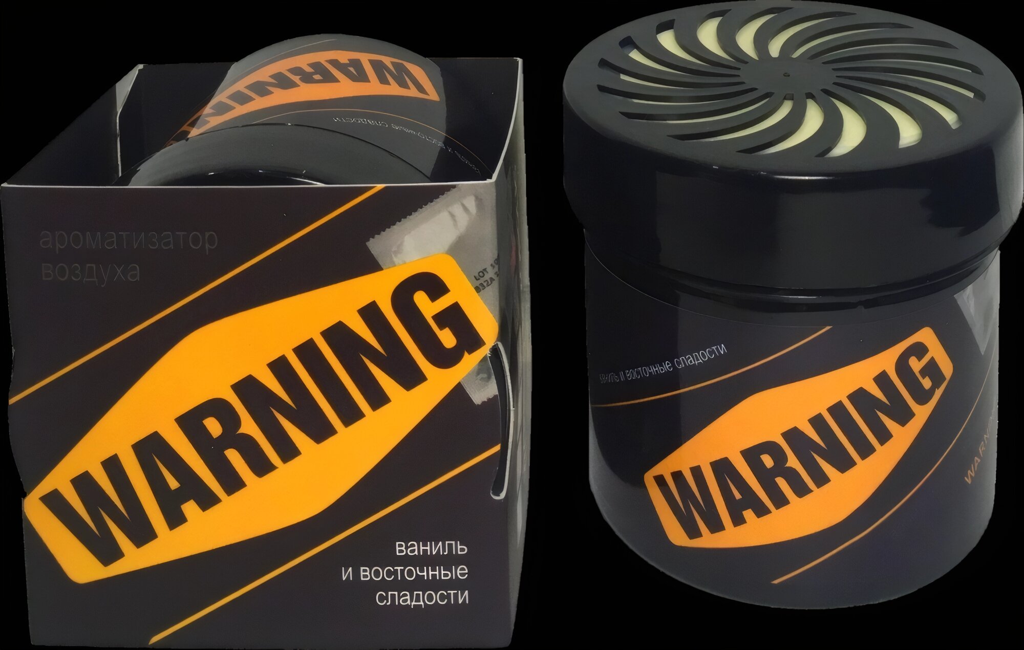 Ароматизатор банка гель по мотивам WARNING 100мл Black Fox SX-02