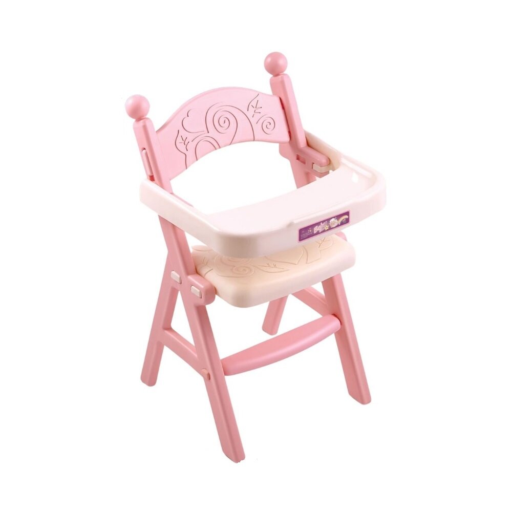 Игрушка стульчик для кормления кукол с аксессуарами, размер 30 х 28.5 х 49 см для девочки