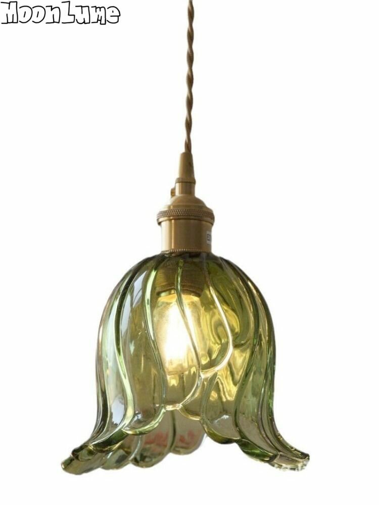 Люстра "Кованая", E27, 1 лампа, LED, цвет свечения теплый белый，зелёный