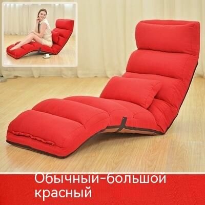 Ленивый диван со спинкой татами в спальне