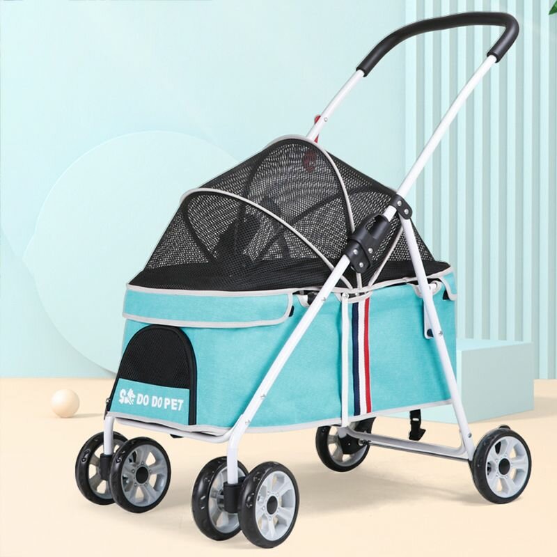 Коляска для маленьких и средних животных DODOPET, для путешествий кошек и собак, легкая и дышащая складная