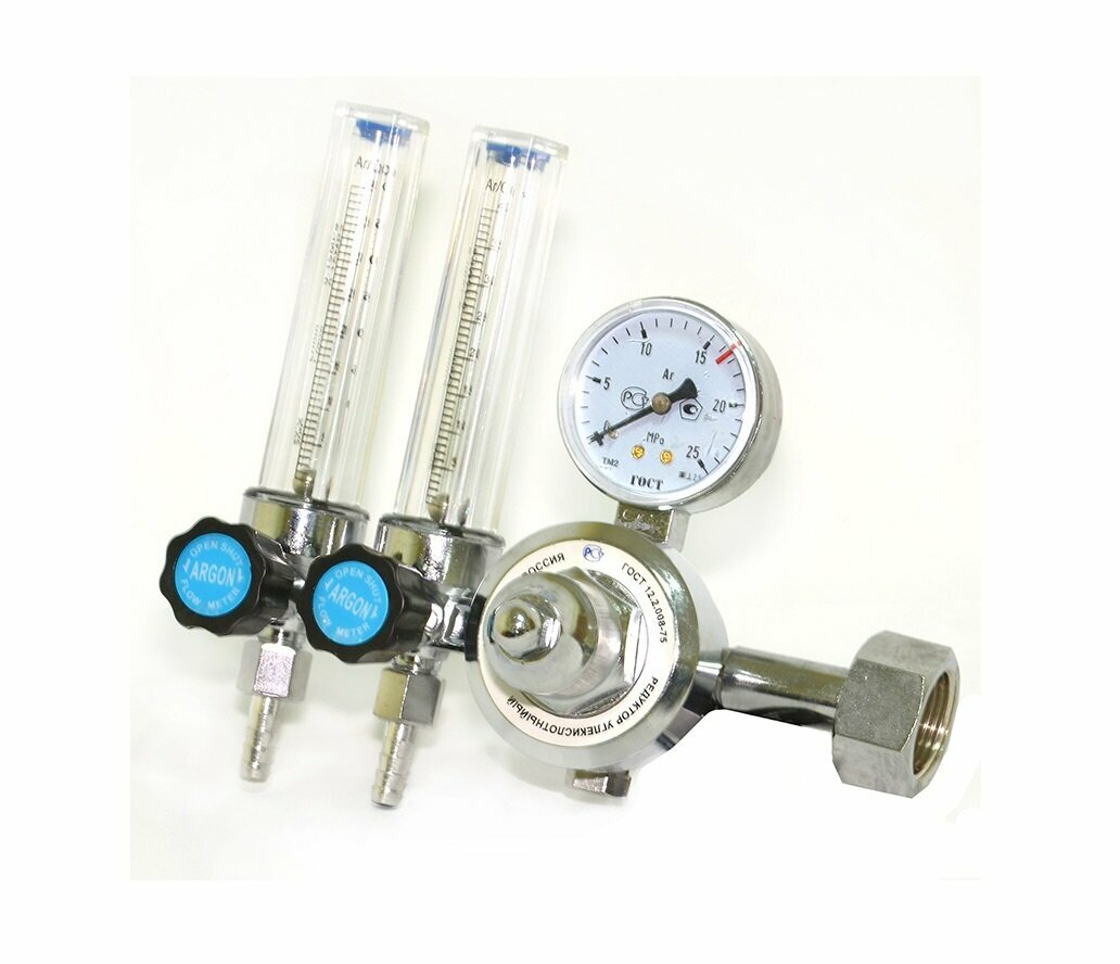 Регулятор АР(УР)-30-KР2 с двумя ротаметрами (углекислота/аргон)