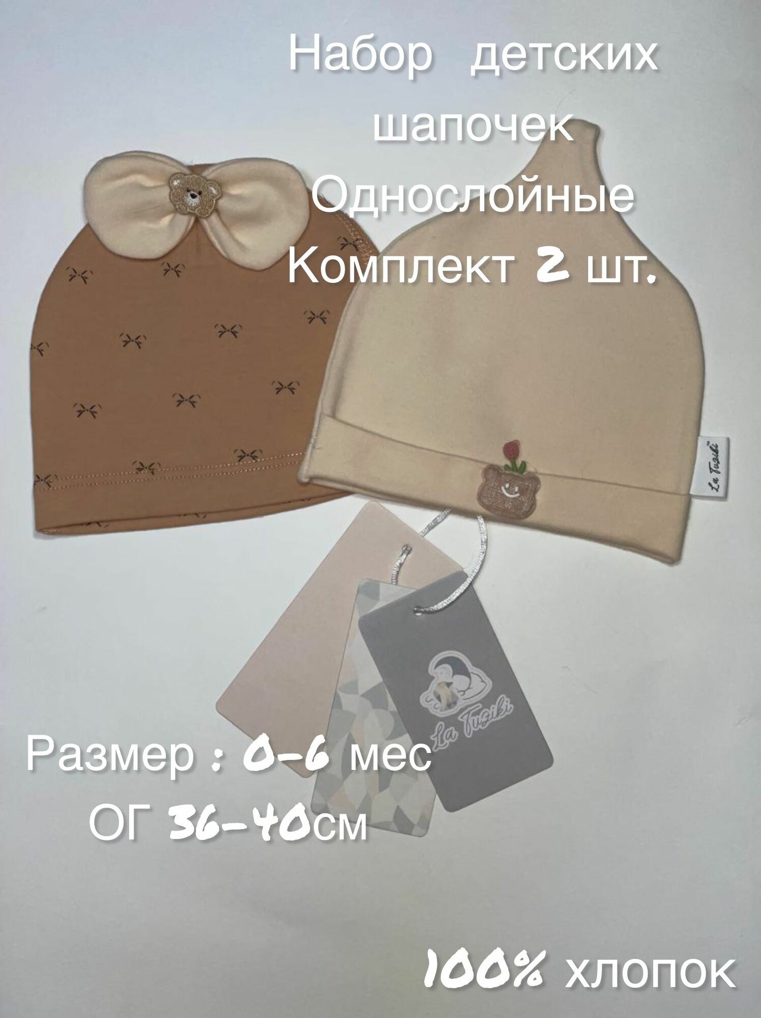 Шапка Весна-лето 2025 для детей