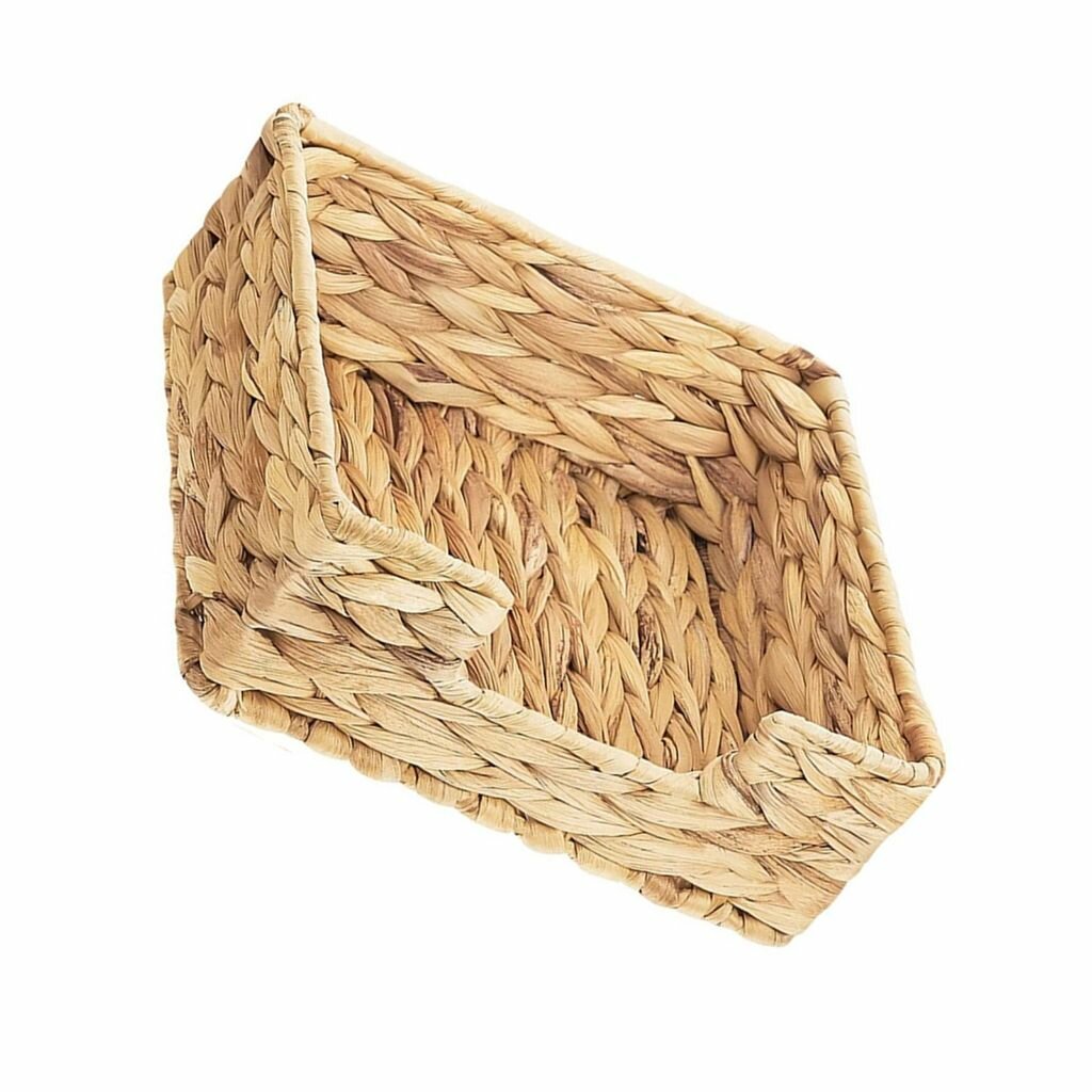 Квадратная соломенная коробка для салфеток, плетеная корзина для хранения из водяного гиацинта-квадрат 18