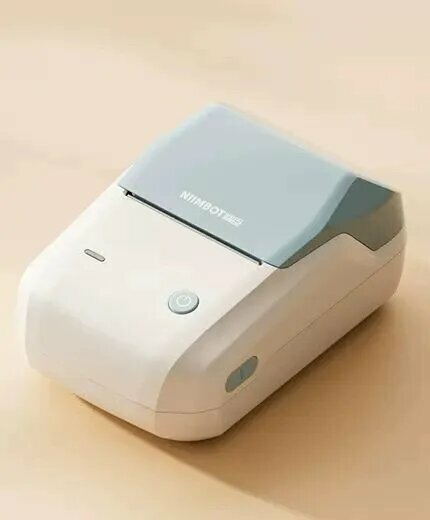 NIIMBOT Принтер для наклеек/этикеток термо B1, голубой
