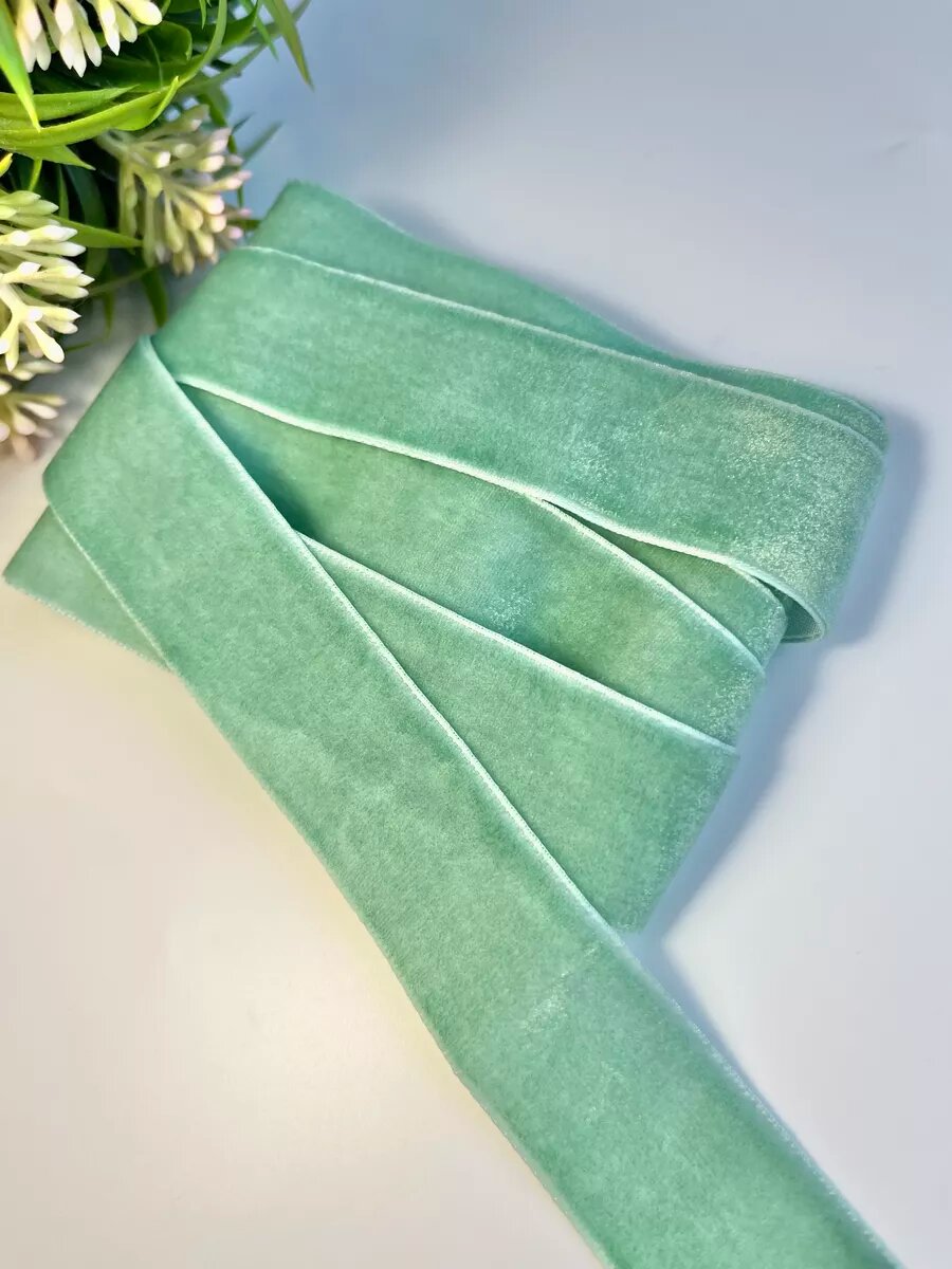 Лента бархатная 2,5 см