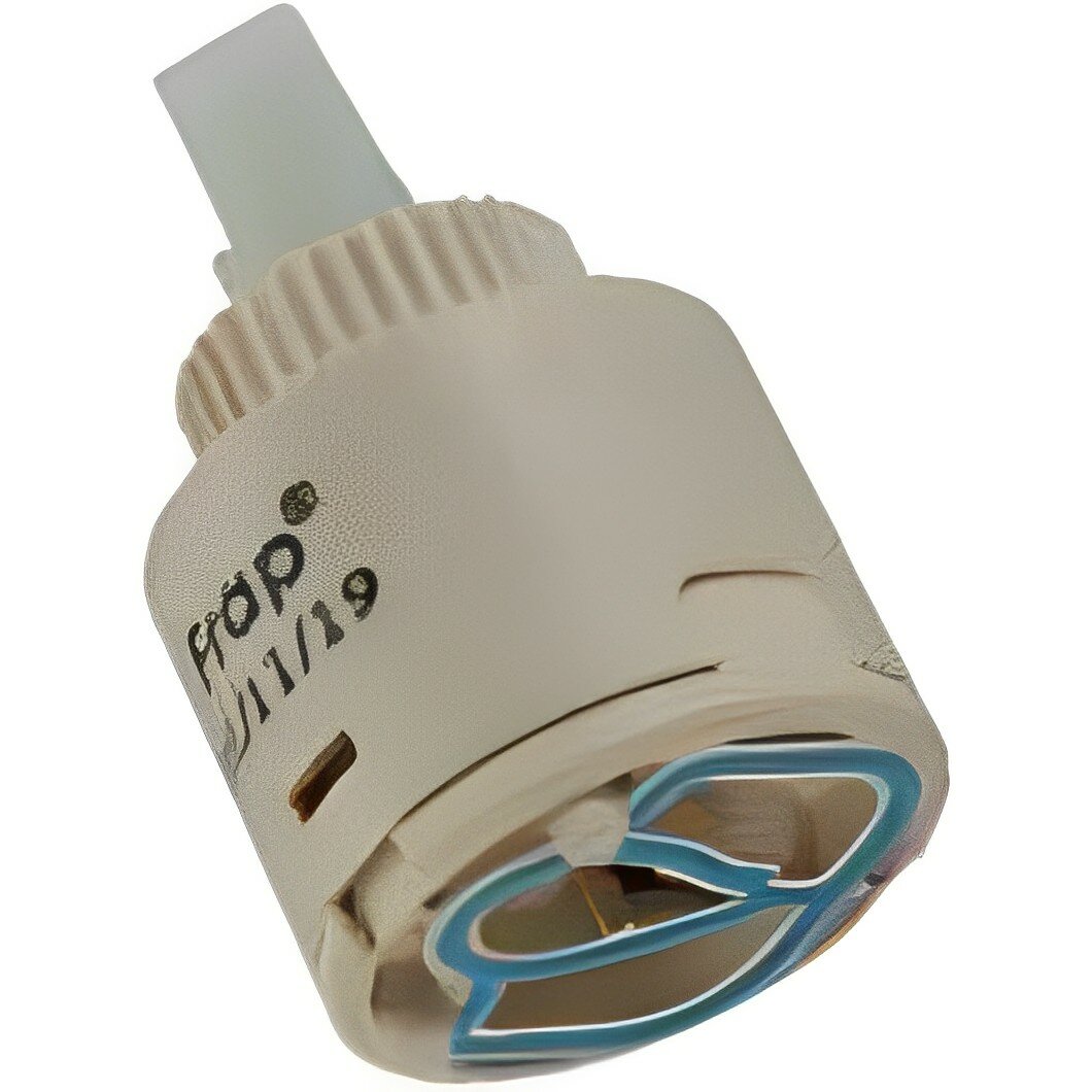 Картридж Frap F51-7, керамика/пластик, универсальный, бежевый, диаметр 35 мм