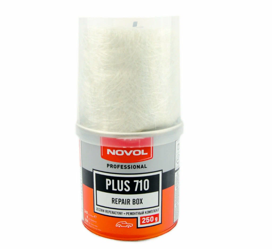 Комплект для ремонта сквозной коррозии plus 710 0.25кг novol