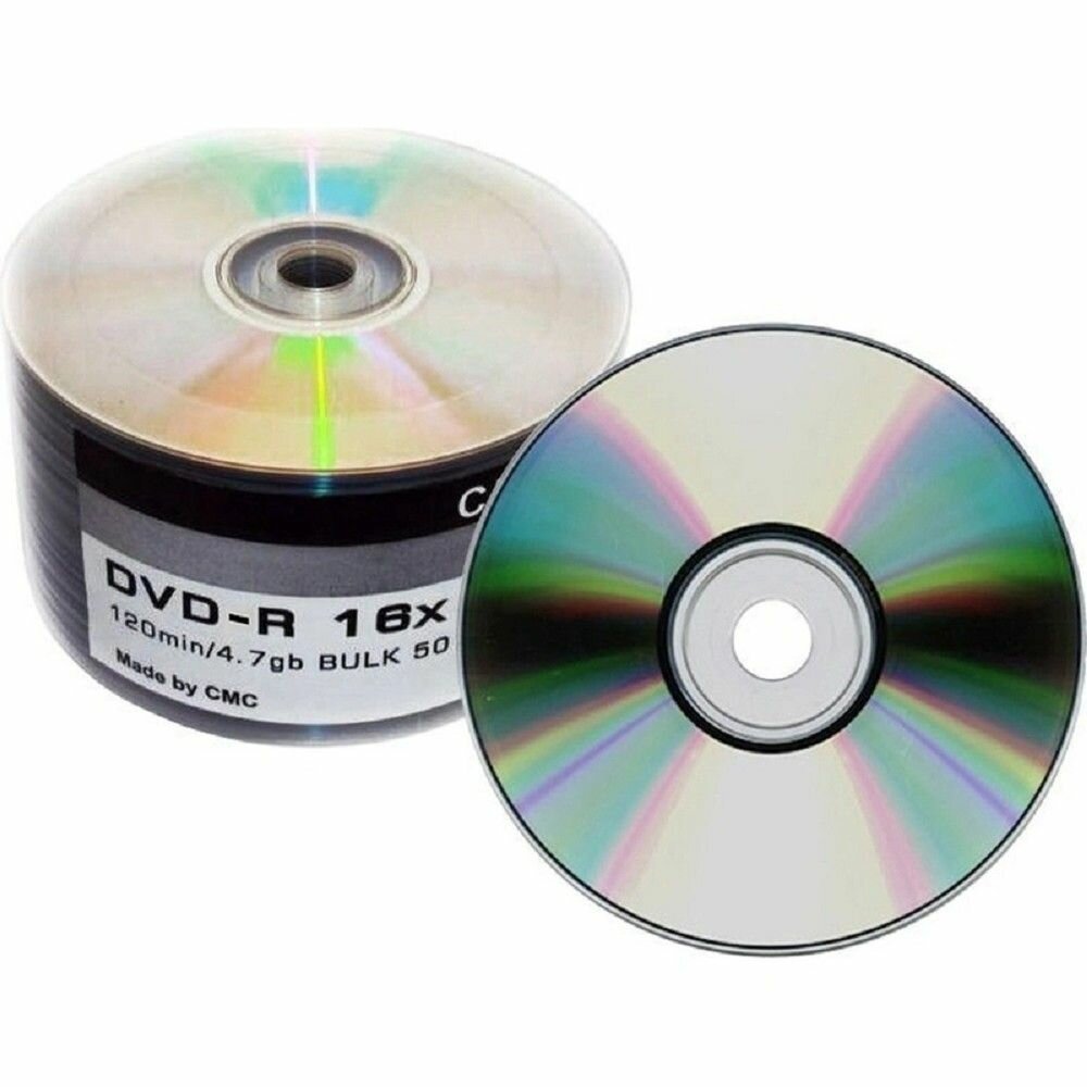 CMC Диски СМС DVD - R 4,7 GB 16x Bulk 50 141175