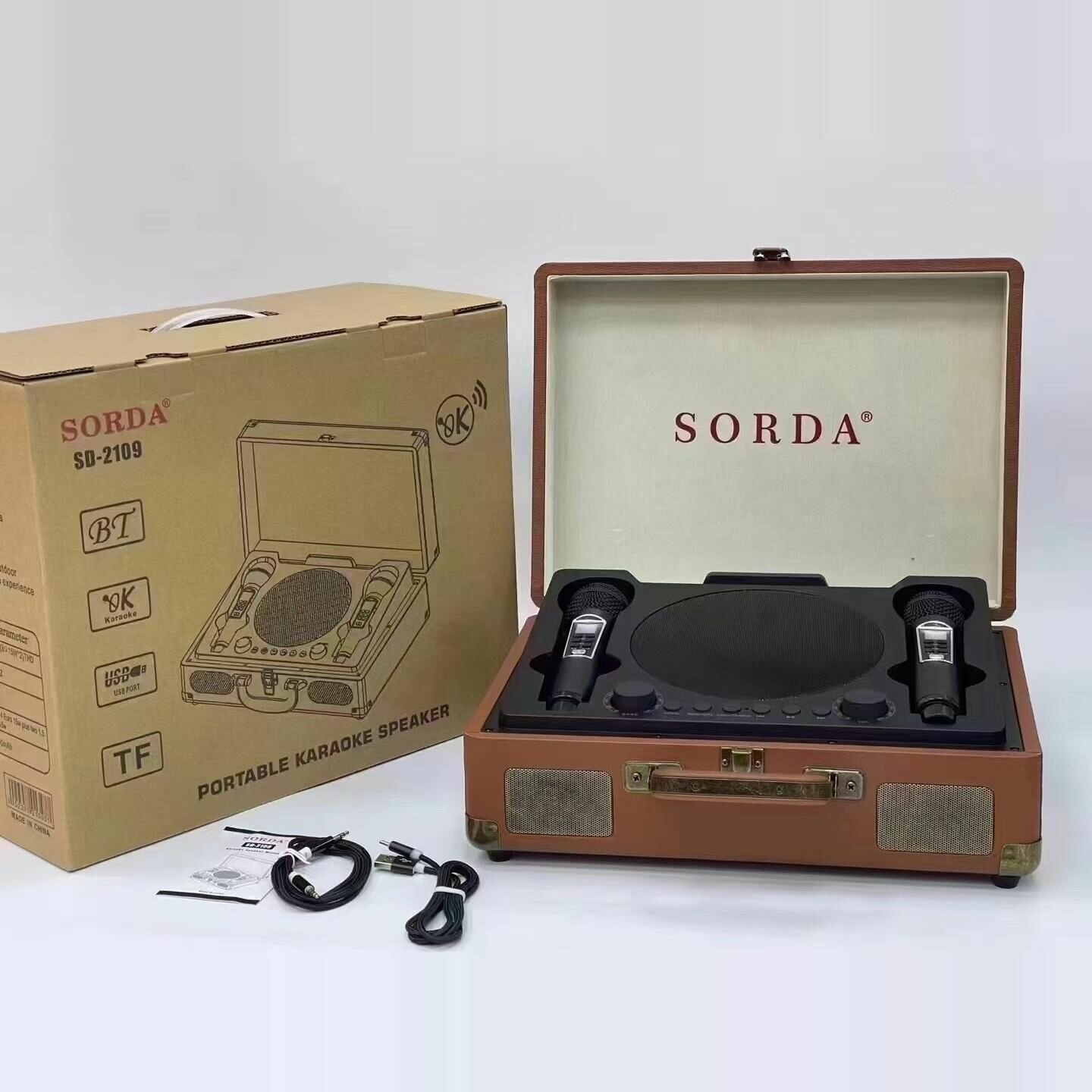 Караоке система с двумя микрофонами SORDA SD-2109