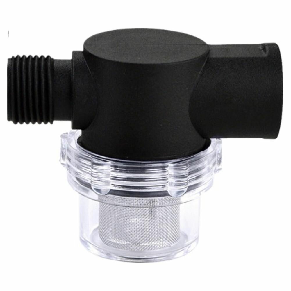 Водяной фильтр-сетка, 1/2 дюйма, 50 мкм, прозрачный корпус, для насосов, лодок, сада и кемпинга