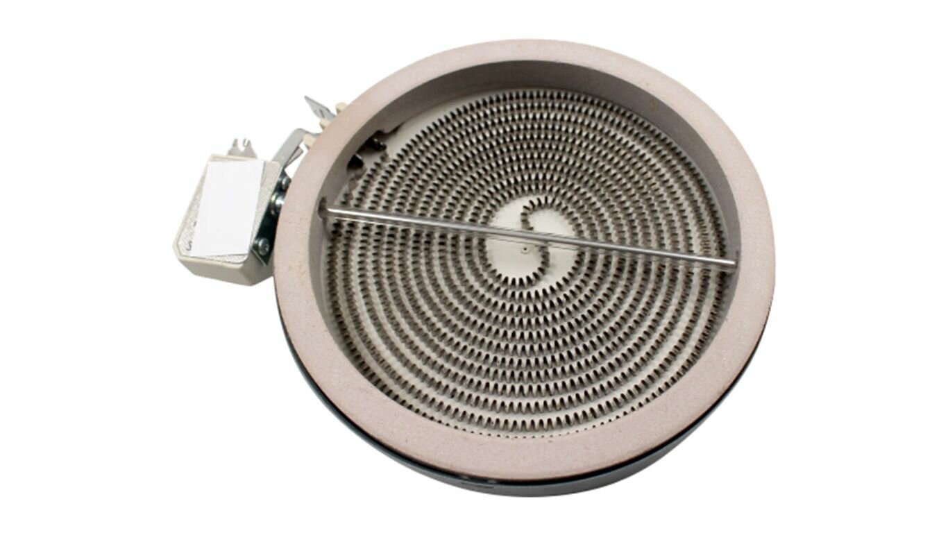 Конфорка Bosch 11017347, для электрической варочной панели, металл, 165x140 мм