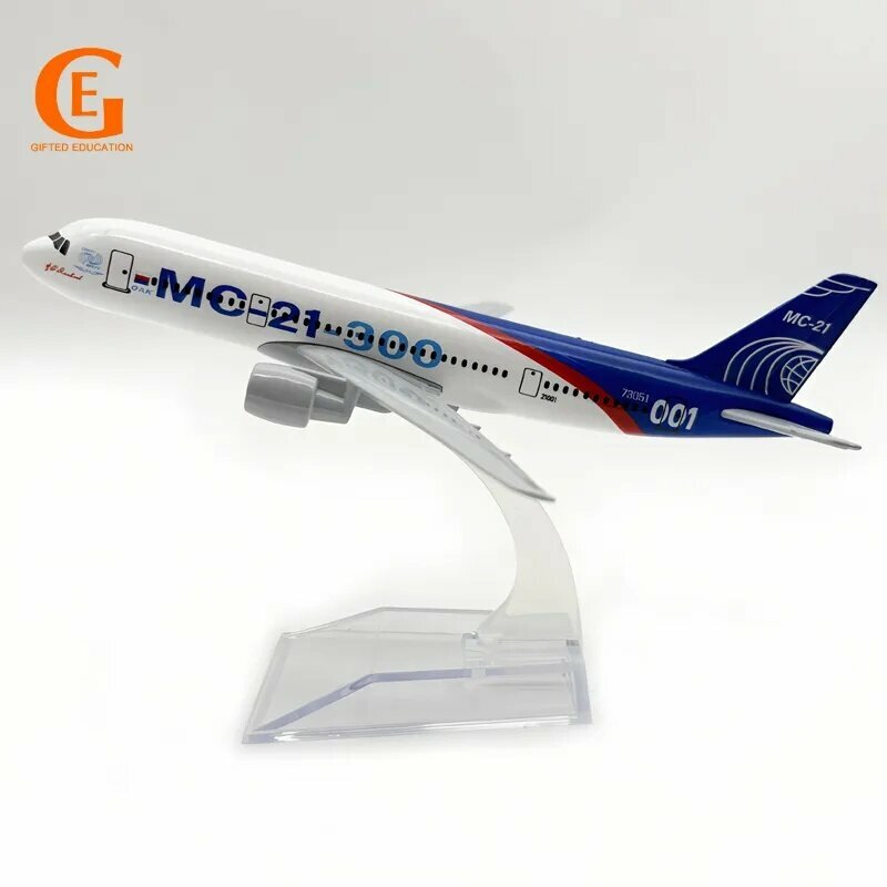 Металлическая Модель Самолета MC-21 Аэрофлота MC21, Российские Авиакомпании