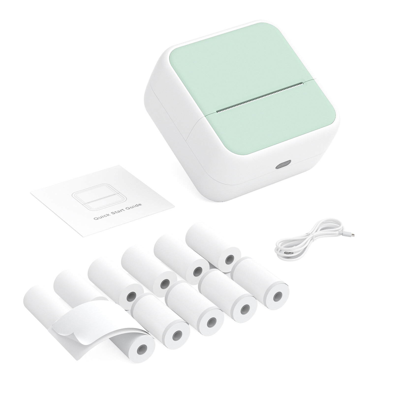 Миниатюрный карманный принтер, портативный термопринтер для мгновенной печати фотографий и этикеток, беспроводное подключение по Bluetooth, совместимость с приложениями для Android и iOS, поддержка чеков, заметок, наклеек, заметок, списков, скрапбукинга.