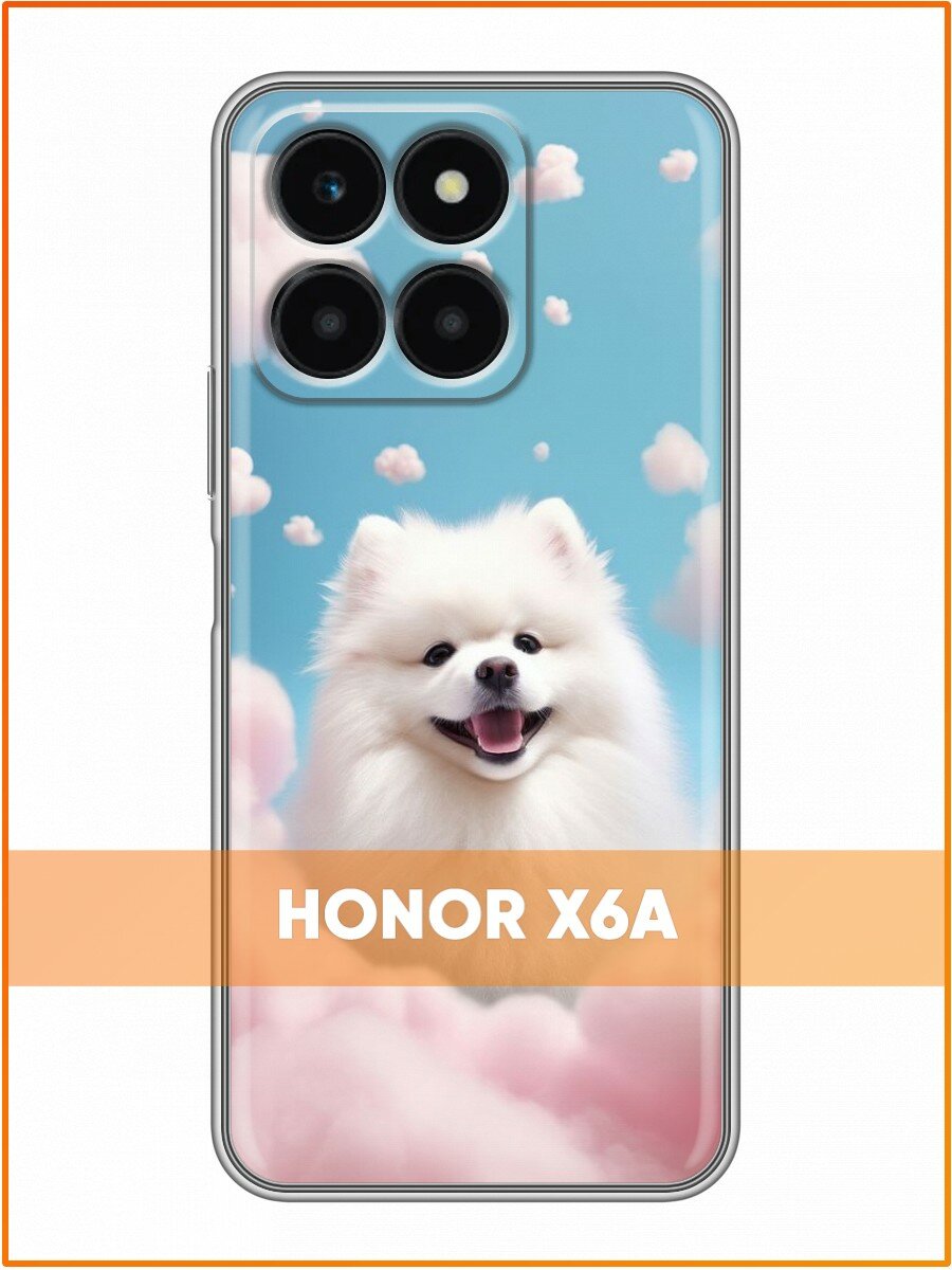 Чехол для Honor X6a с принтом Собака (Хонор Х6а)