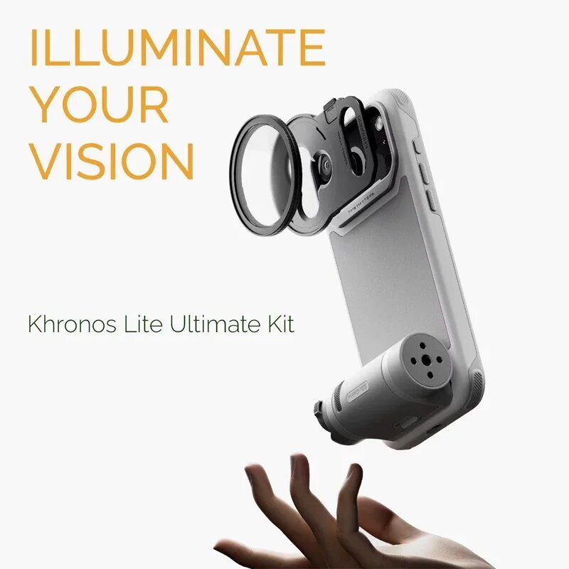 Комплект TILTA Khronos Lite для iPhone 17 Pro/17 Pro Max: чехол MagSafe и рукоятка для управления камерой (Ultimate Kit) — фото 1