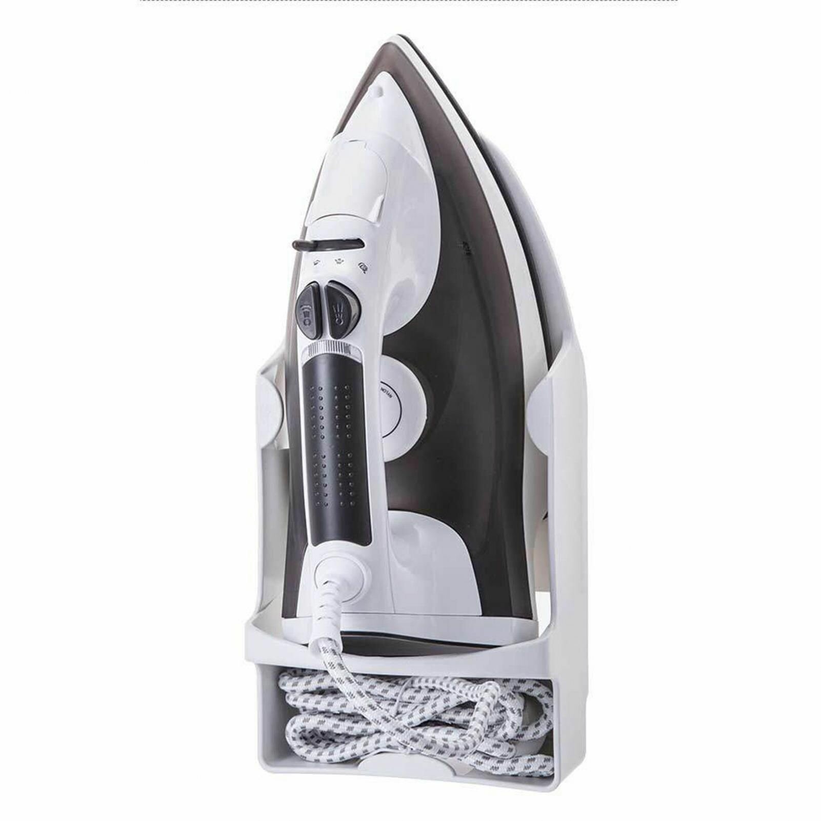 Стеллаж для хранения утюга, крючок для гладильной доски, держатель для семейного утюга в отеле, многофункциональный подвесной кронштейн для хранения при высокой температуре и защите от ожогов