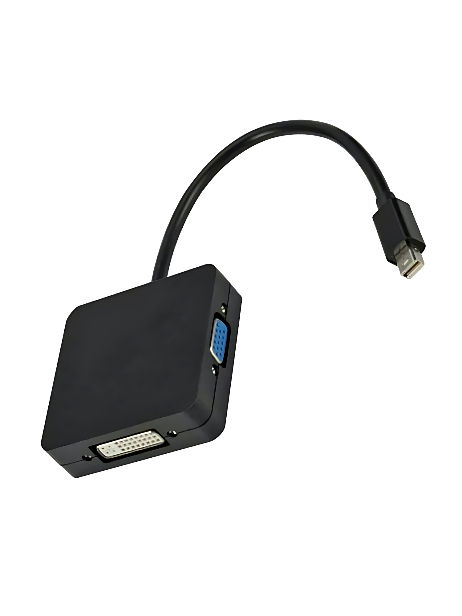 3 в 1 переходник для порта дисплея Thunderbolt Mini DP-HDMI DVI VGA