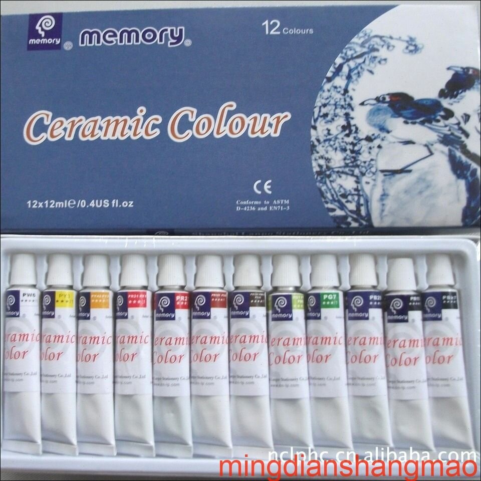 Краски темперные в тубах, набор 12 цветов х 18 мл, "Мастер Класс", 16412095