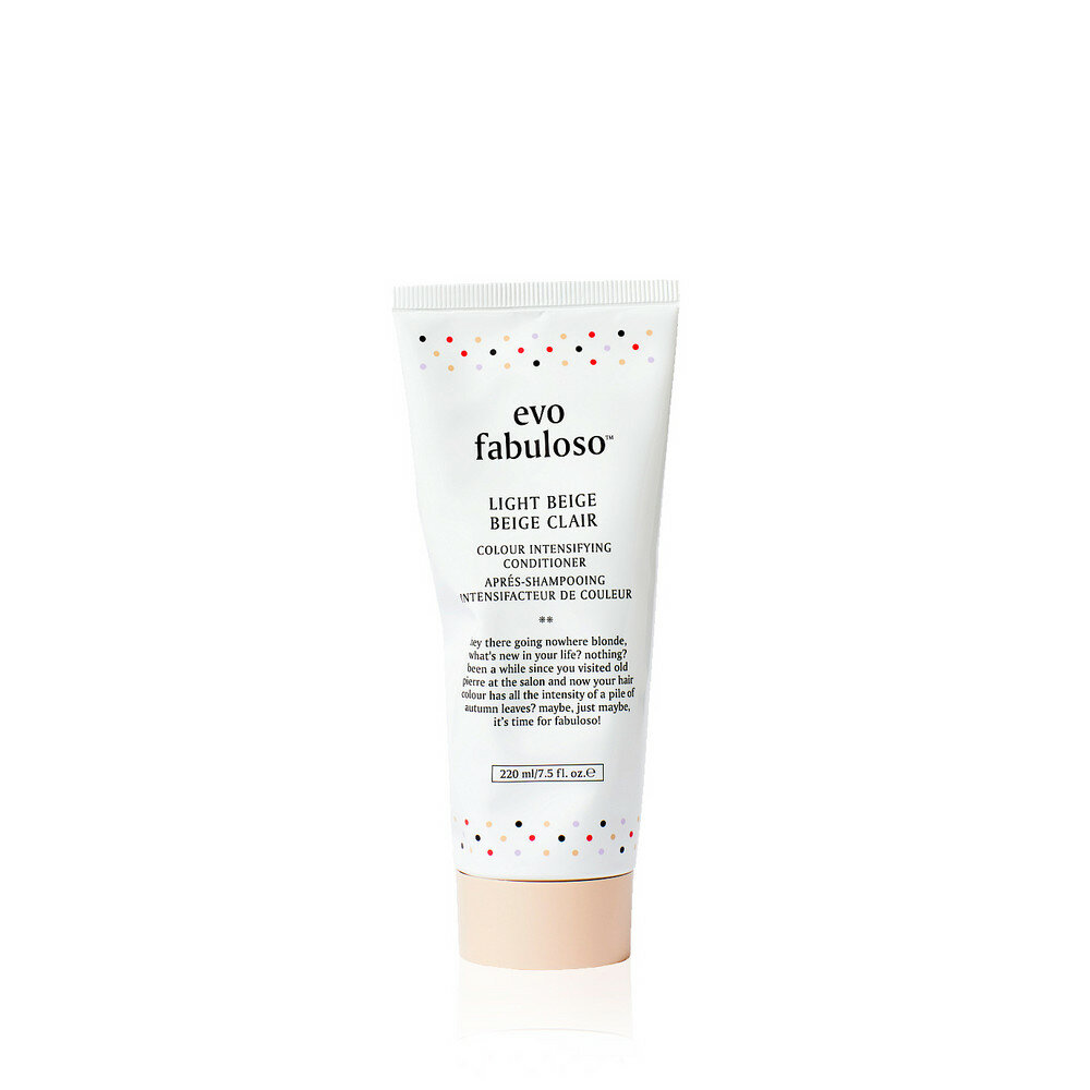 Тонирующий бальзам-уход Светлый Беж, Evo colour intensifying conditioner light beige, 220 мл