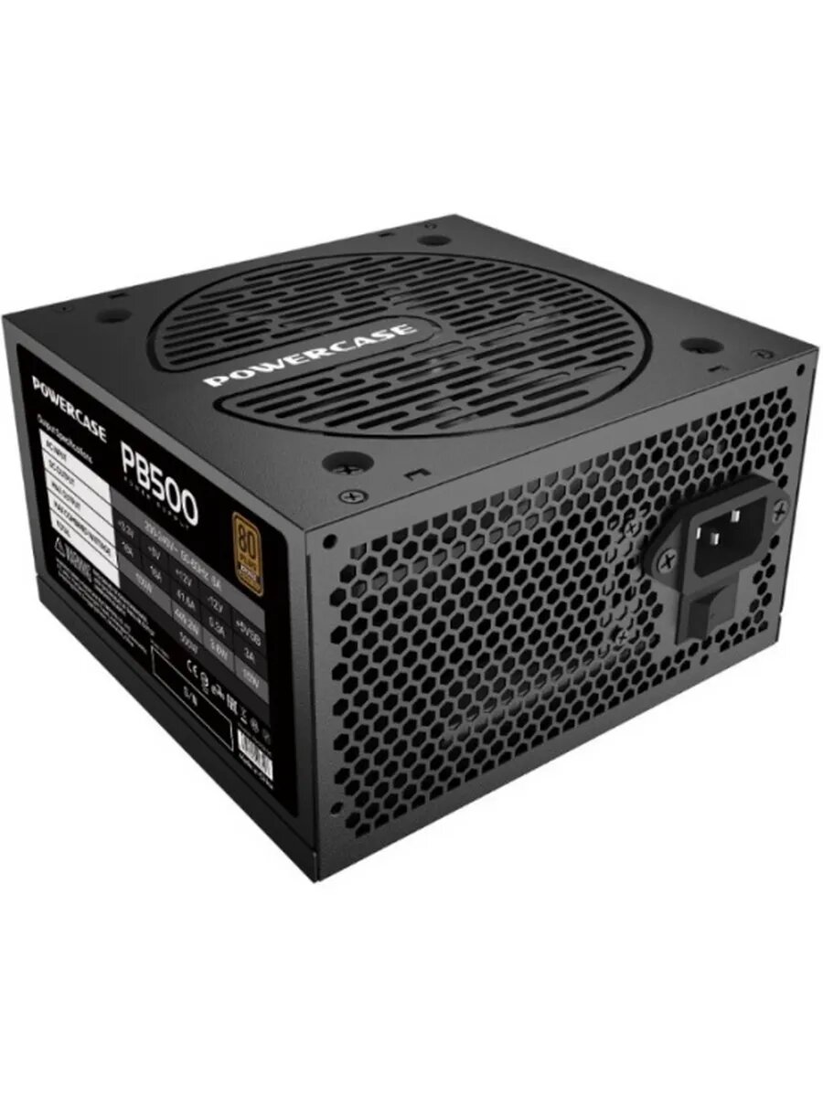 Блок питания PB500, 500W, 80+ Bronze