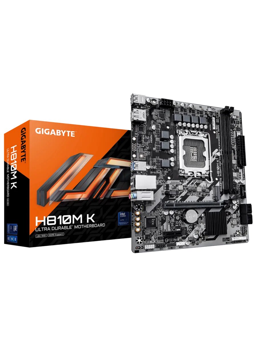Материнская плата H810M K LGA1851 Intel H810 mATX RTL