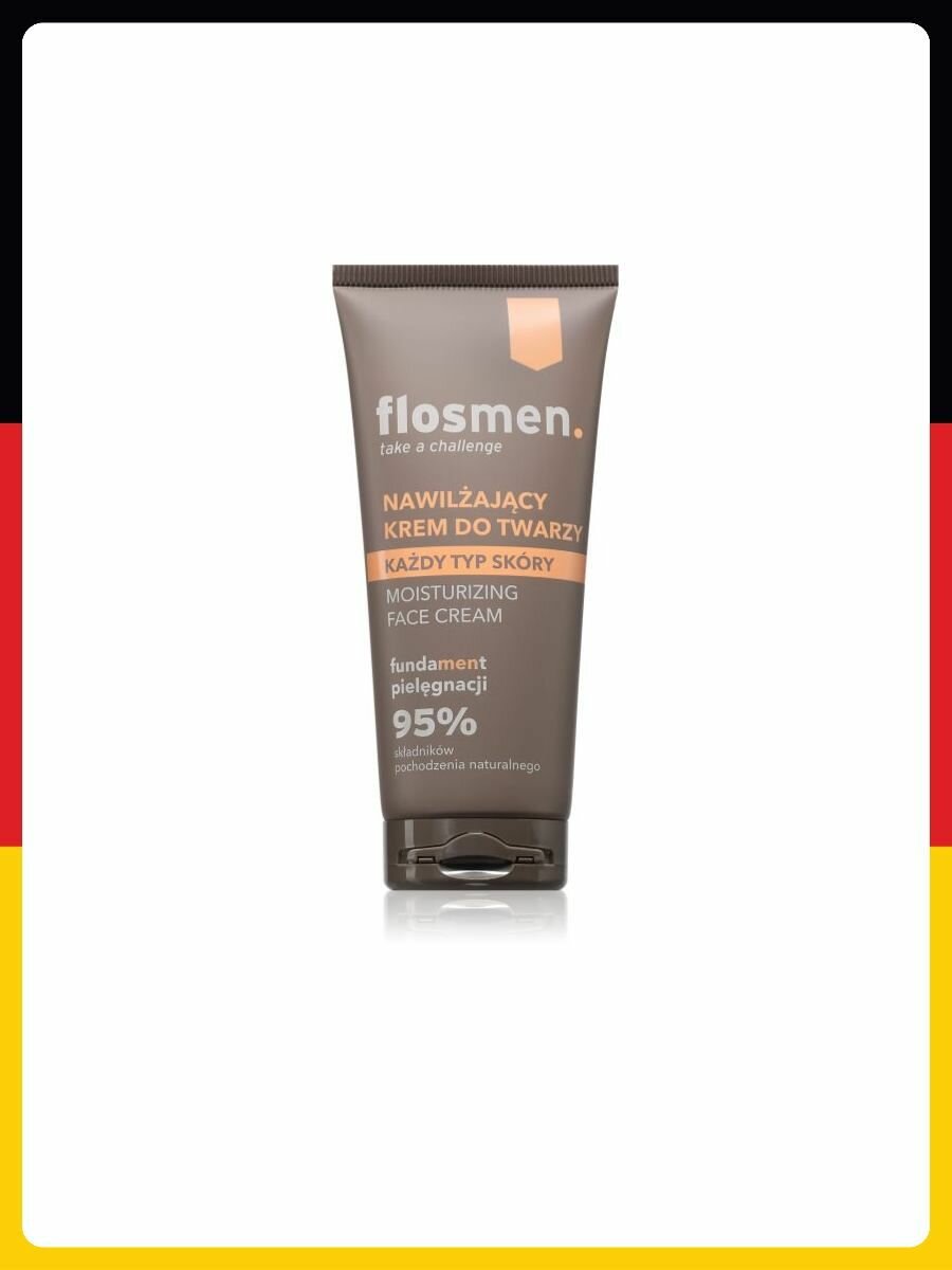 Крем для ухода за кожей FlosLek Laboratorium FlosMen Moisturizing Face Cream for Men, 50 мл