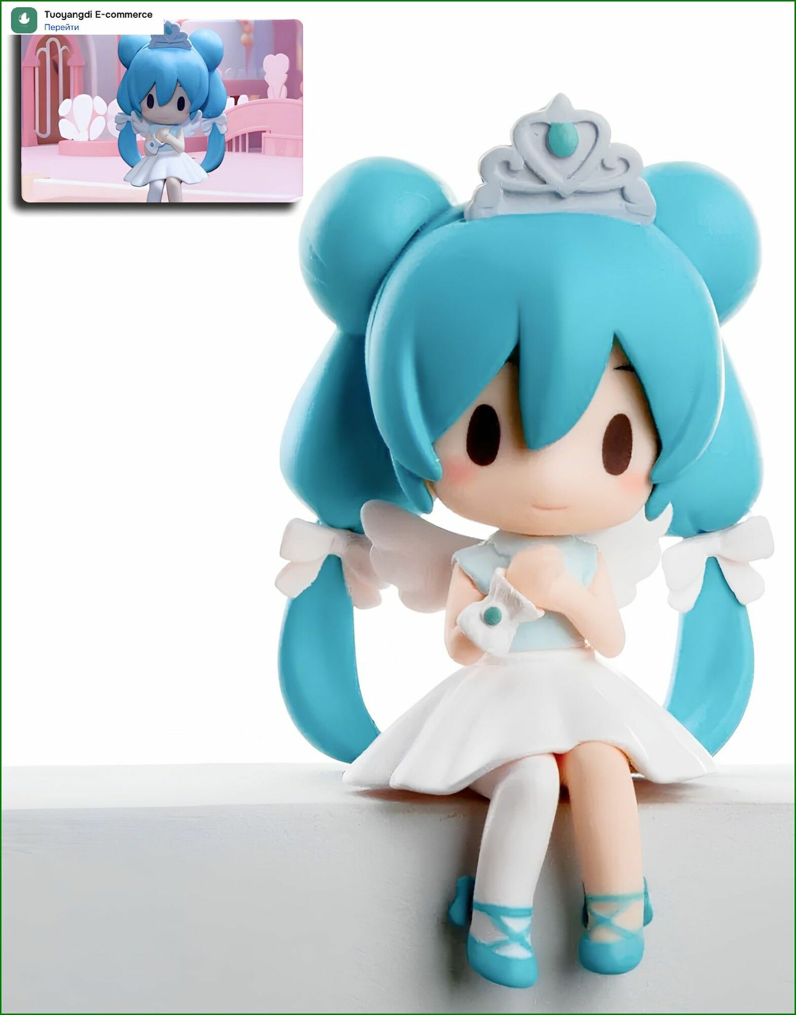 Статуэтка ангела Хацунэ, модель украшения ручной работы