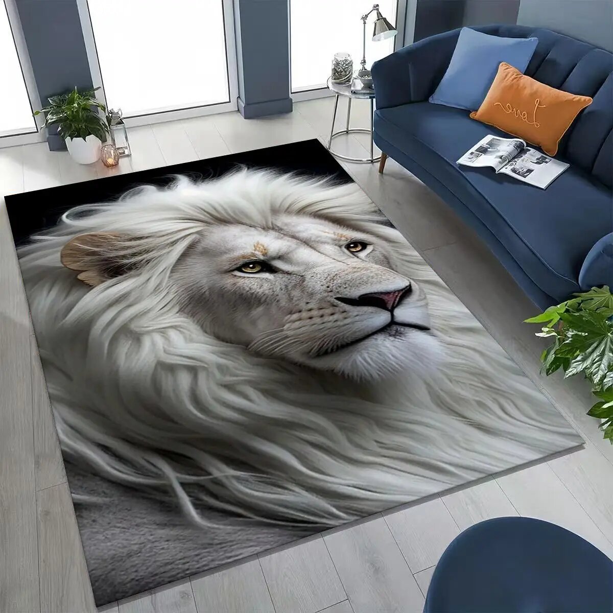 MINISO ковёр с изображением льва 230x160cm( 90x62in ), 14