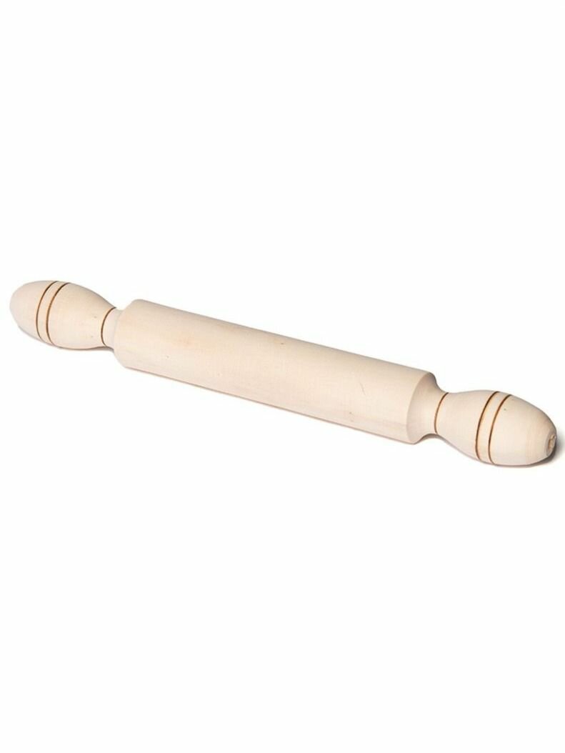 Скалка для теста деревянная с ручками