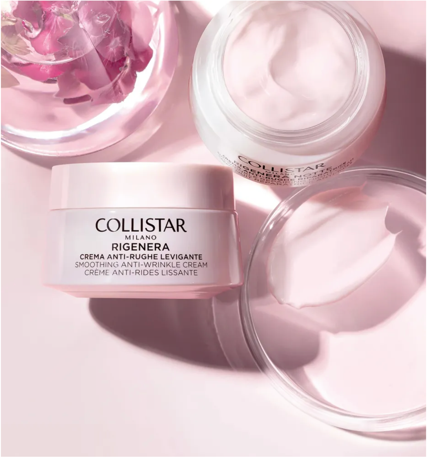 Крем для лица и шеи против морщин, Rigenera Smoothing Anti-Wrinkle Cream - Collistar