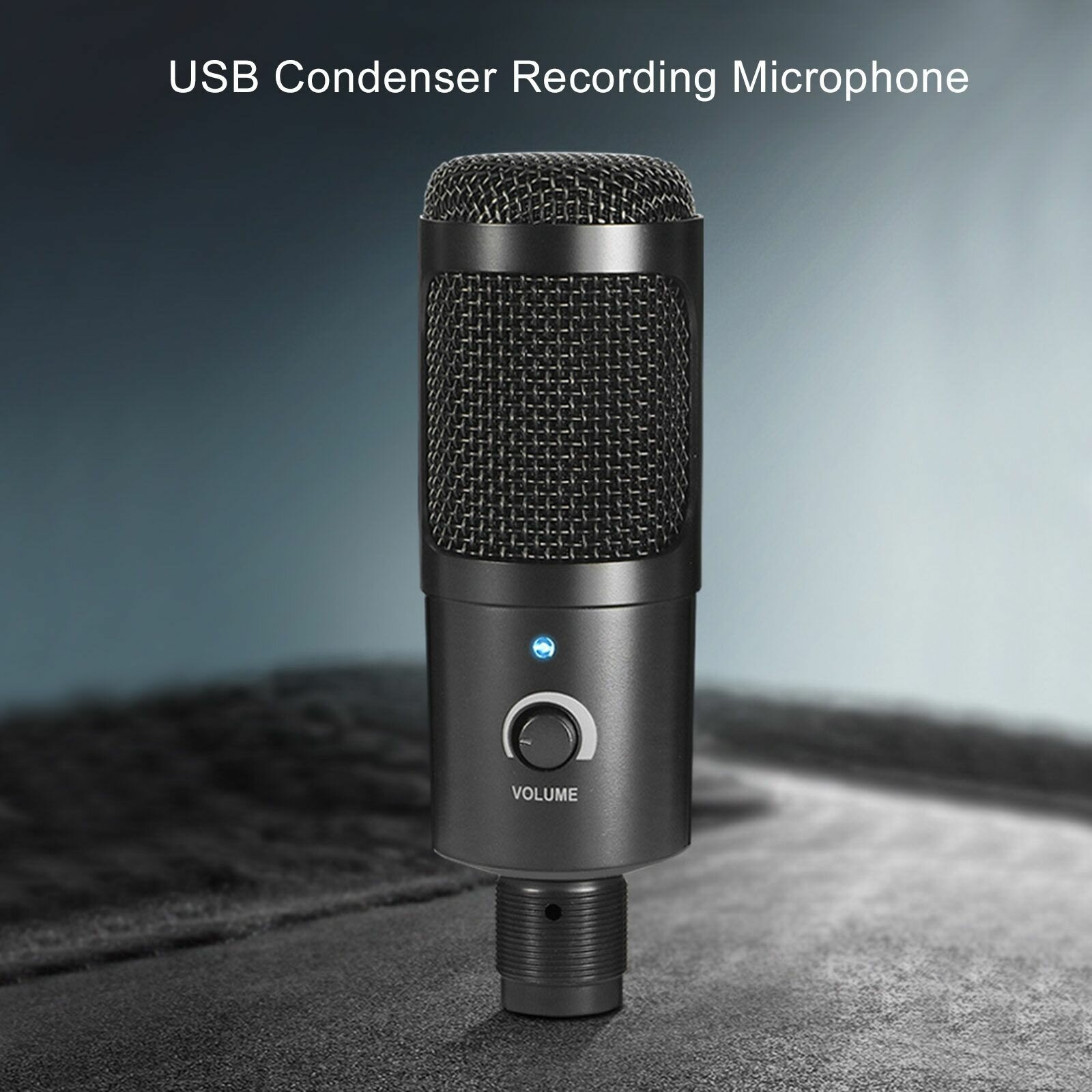 Металлический USB-конденсаторный микрофон для записи