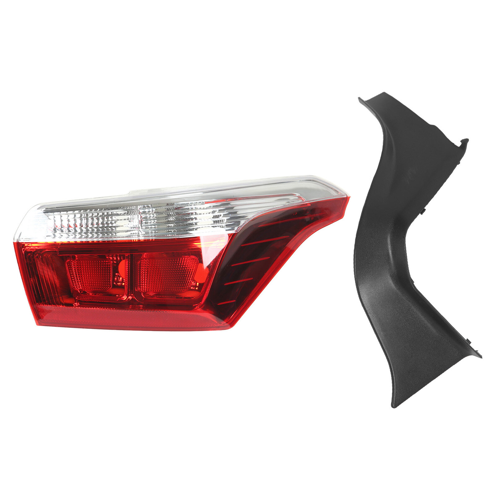 Rear Tail Lamp High Brightness Light Assembly with Bumper Replacement for Citroen C‑Elysee M43 9801848380 Right