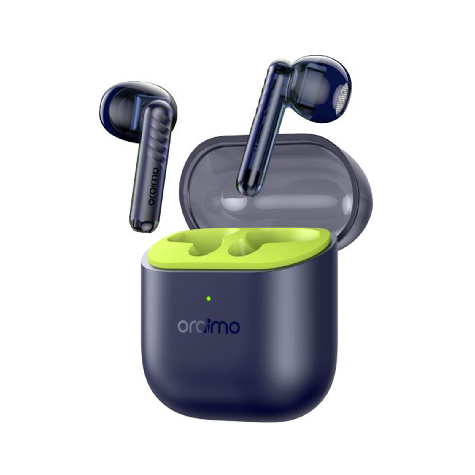 Oraimo FreePods Neo Наушники наушники Half in ear Беспроводные наушники OTW-330S 2-Микрофонная шумоподавляющая система для звонков IPX4 Водонепроницаемые Light Gold Navy Blue BT 5.3 12.4mm Драйвер 2 Микрофона 7 часов работы 43 часа от кейса 10 метров