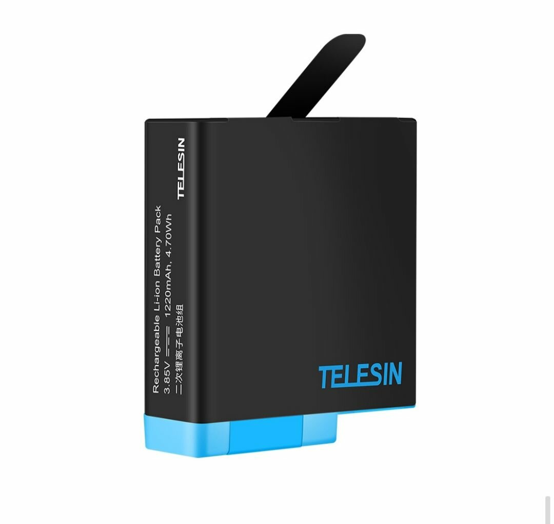 Аккумулятор TELESIN для GoPro Hero 5, 6, 7, 8