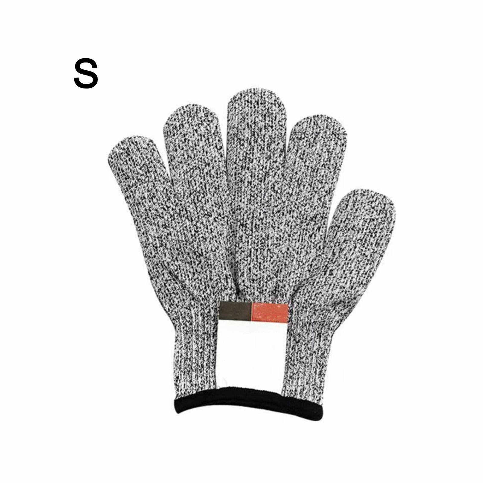 Антипорезная перчатка (13 игл), серо-бежевая, 20 см
