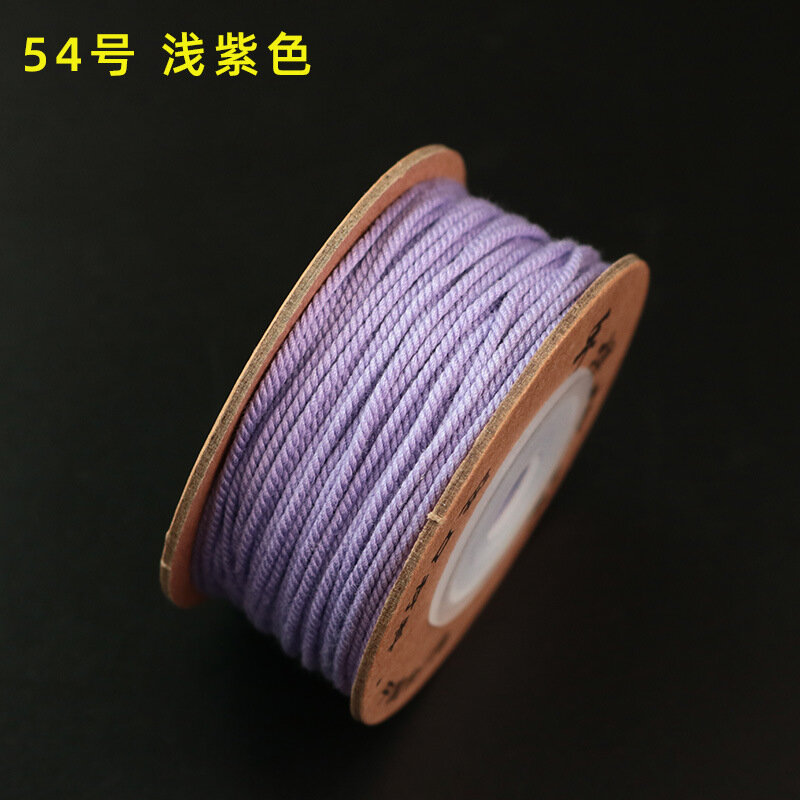 Тибетский стиль, ручная скрутка хлопковой нити для рукоделия, специальная веревка звезды и луны, нить для плетения браслетов, прочная хлопковая веревка для бисера