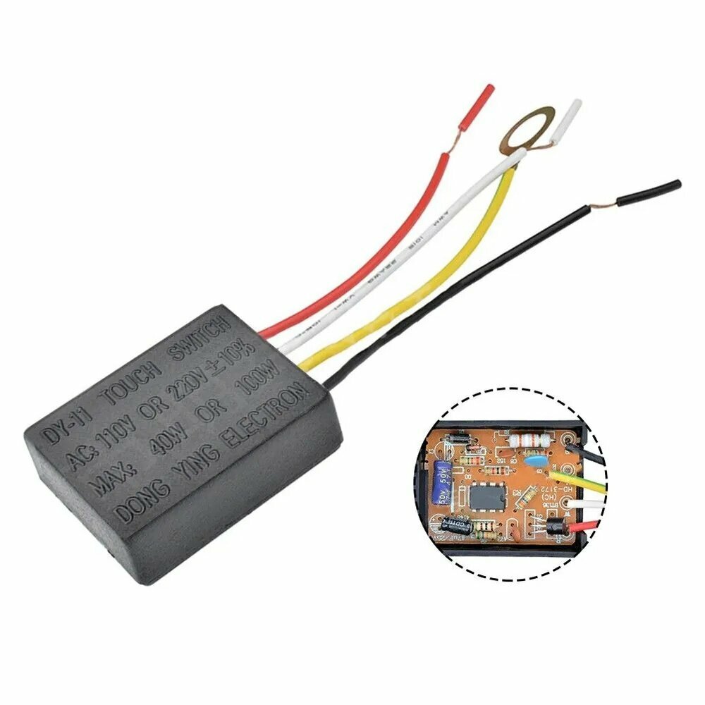 2 шт 3-полосный сенсорный датчик 3A 220V для DIY sensing touch настольная лампа