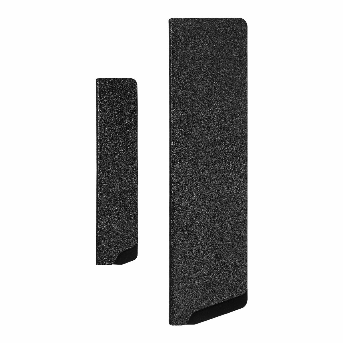 Чёрные пластиковые ножны с внутренним войлоком для кухонных ножей, комплект из 2 шт