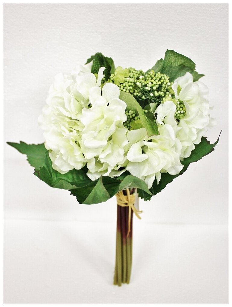 Гортензия искусственная 30 см, бренд CONEKO - декор для дома и офиса