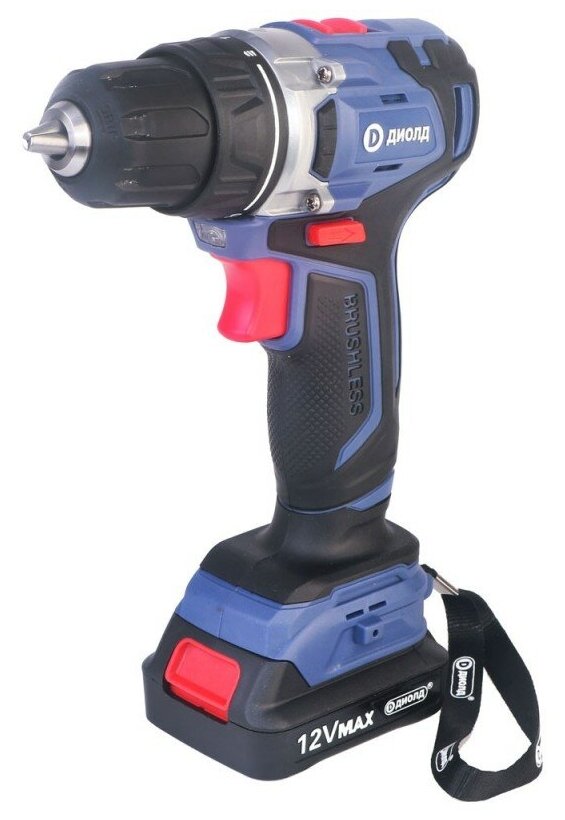 Аккумуляторная дрель-шуруповерт Диолд ДЭА-12ЛИ-08