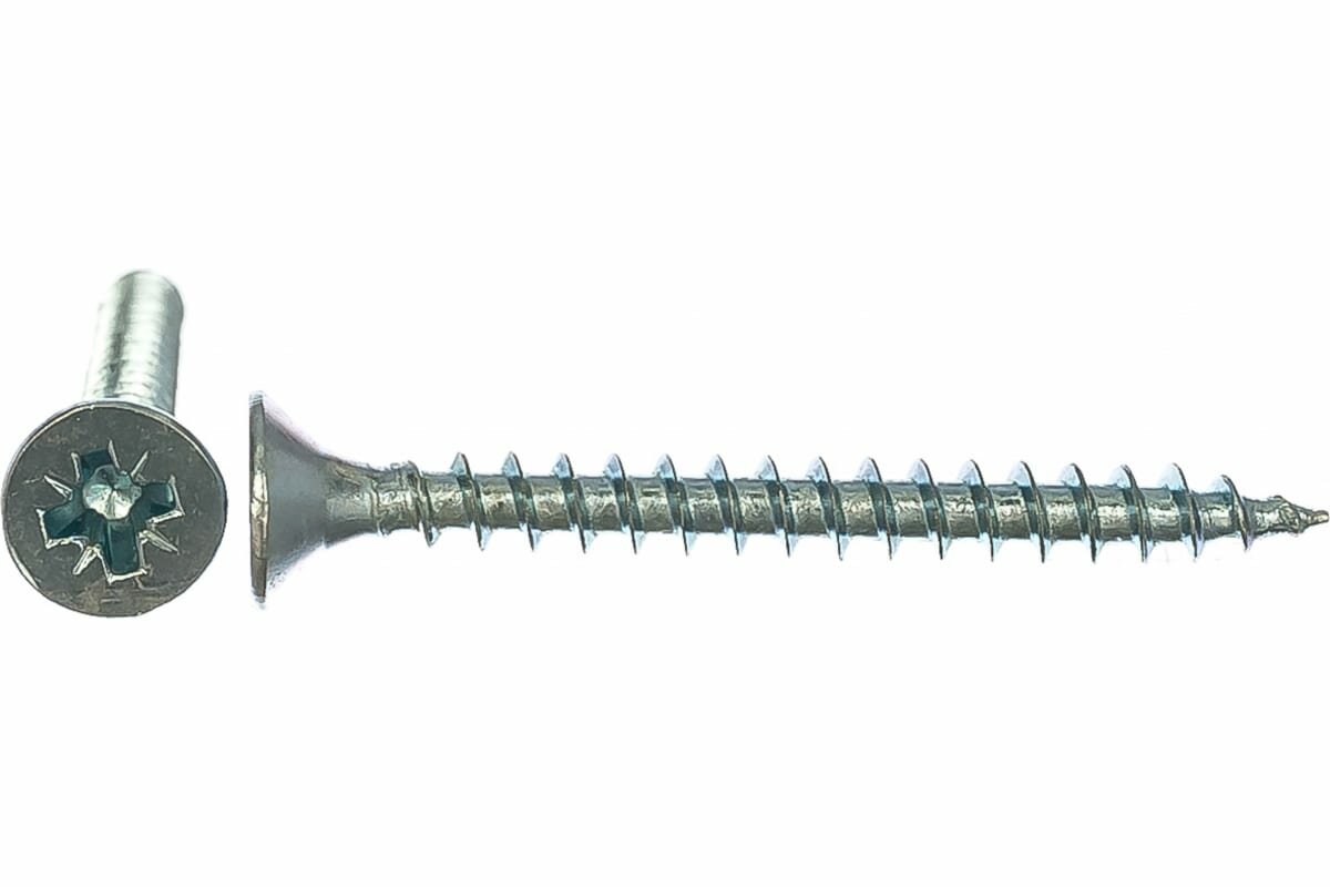 Tech-Krep Универсальный саморез 40х4,0 мм оцинкованный, 200 шт коробка с окном 102182