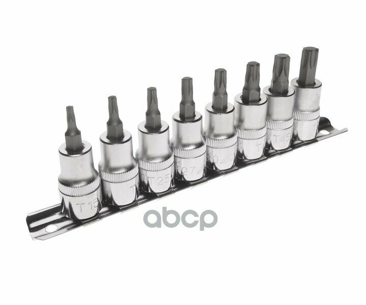 Набор бит-головок 3/8" TORX T15-T50 8 предметов JTC JTC арт. JTC-H308T