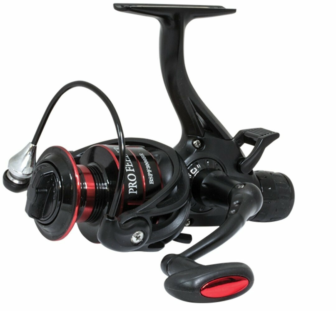 Катушка для рыбалки безынерционная фидерная Black Side Pro Feeder 3000CDS (3+1 подш.)