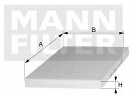 Фильтр салона MANN-FILTER FP2440