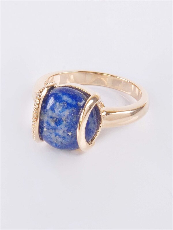Кольцо, лазурит