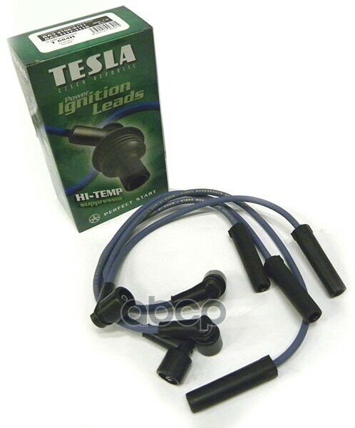 Tesla Провода Высоковольтные Tesla Lada 2108-2110, 1118, 2170, 2190 8V Hypalon TESLA арт. T684H