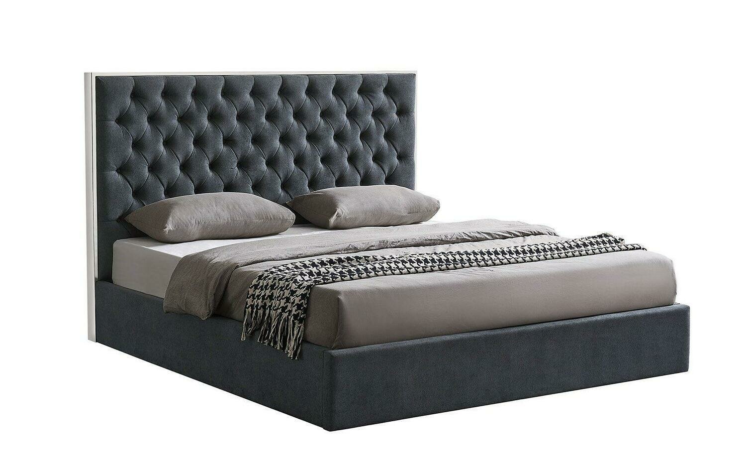 Кровать ESF LBD1704 (180х200) Серый Размеры: Высота 1310мм Глубина 2170мм Ширина 1920мм