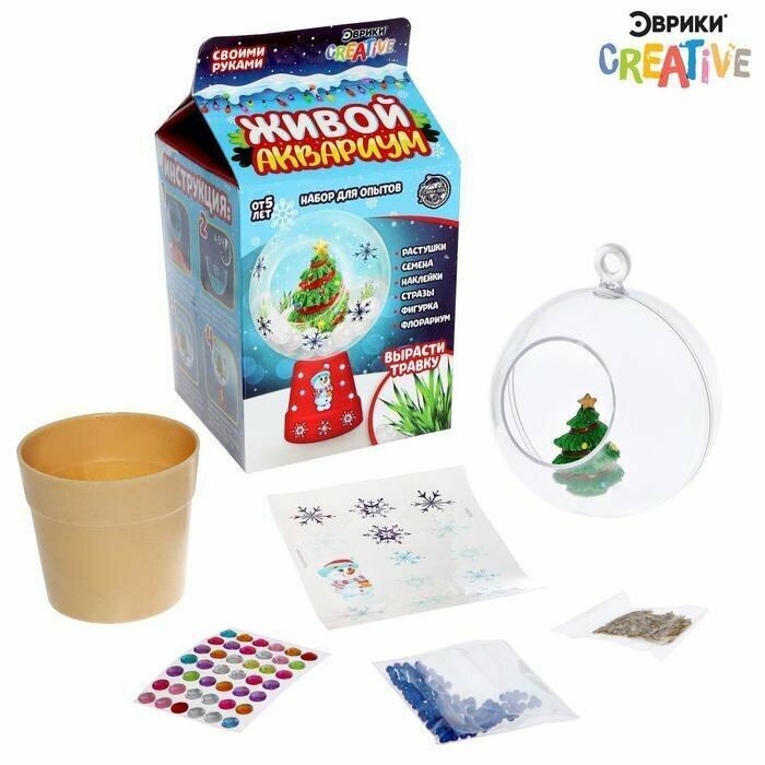 Набор для опытов "Новогодний флорариум"
