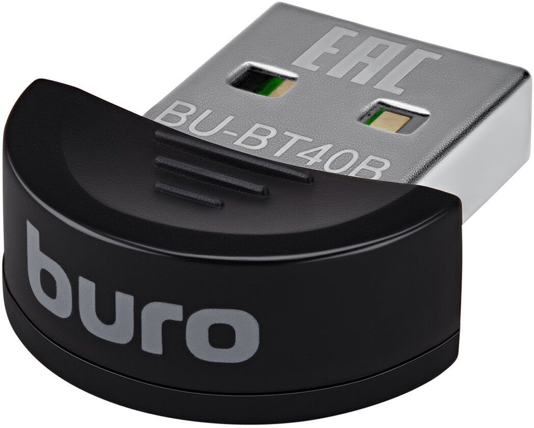 Адаптер USB Buro BU-BT40B Bluetooth 4.0+EDR class 1.5 20м черный